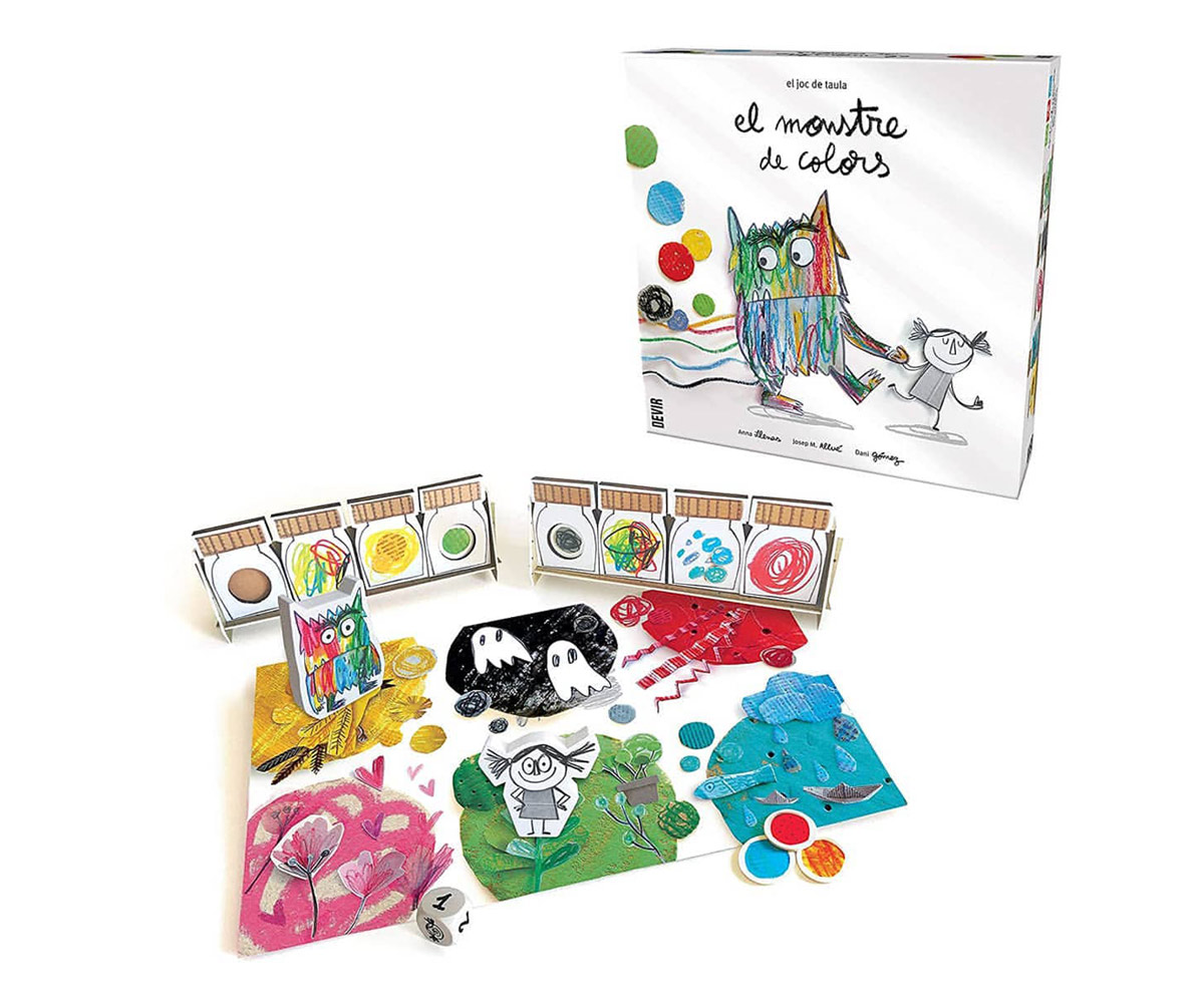 El juego de mesa del monstruo de colores – OlaNeuropsico